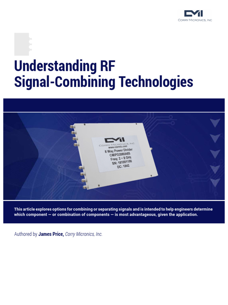 PPM-Systems-Corry-Combining-RF-Signals-Paper (1) | PDF | Filter (Signal Processing) | Bandwidth ...