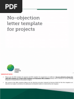 No-Objection Letter Template for PPF | PDF