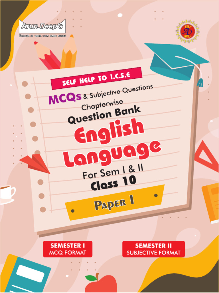 Arundeep's ICSE MCQs English-I Class 10 | PDF | Guilt (Emotion)
