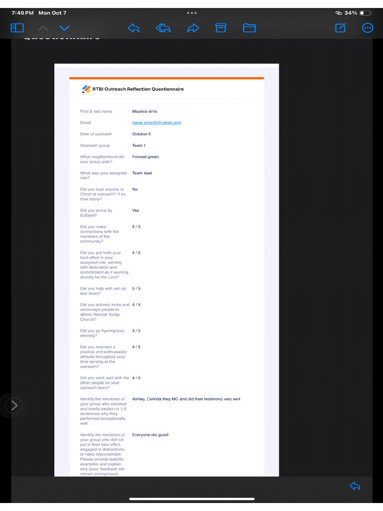 Jotform Outreach October 1 | PDF