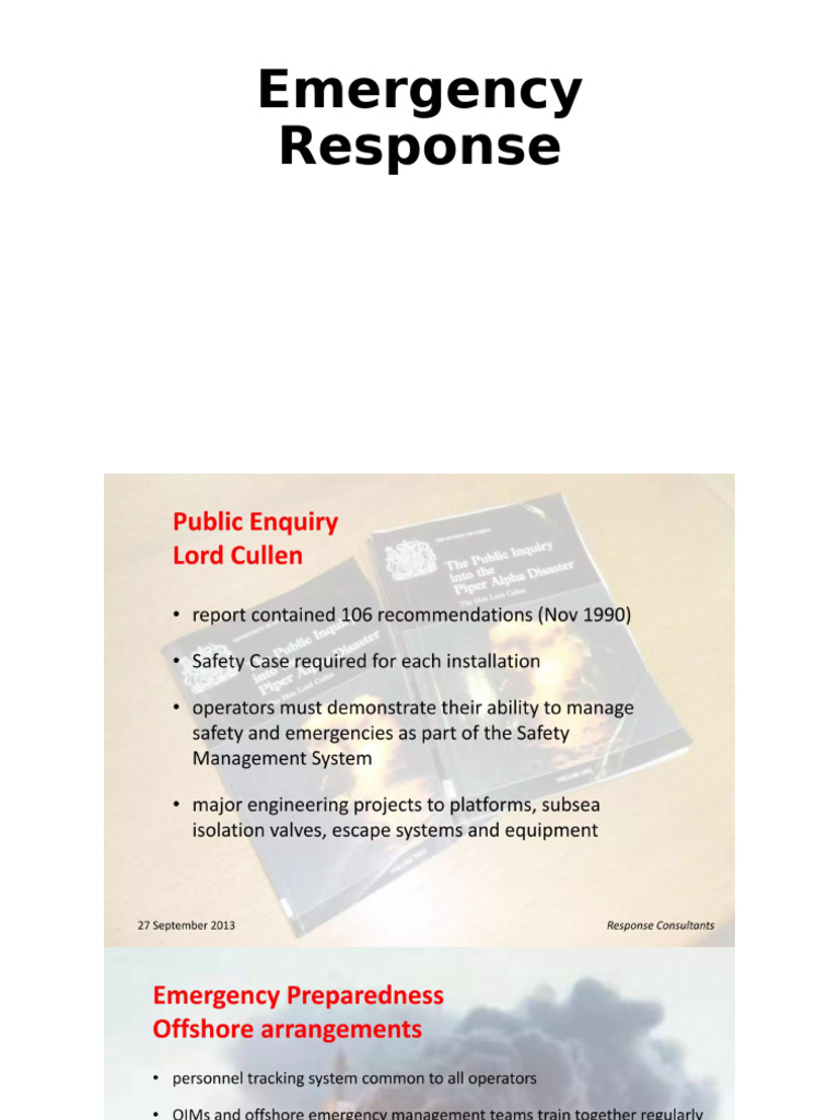 Emergency Response | PDF