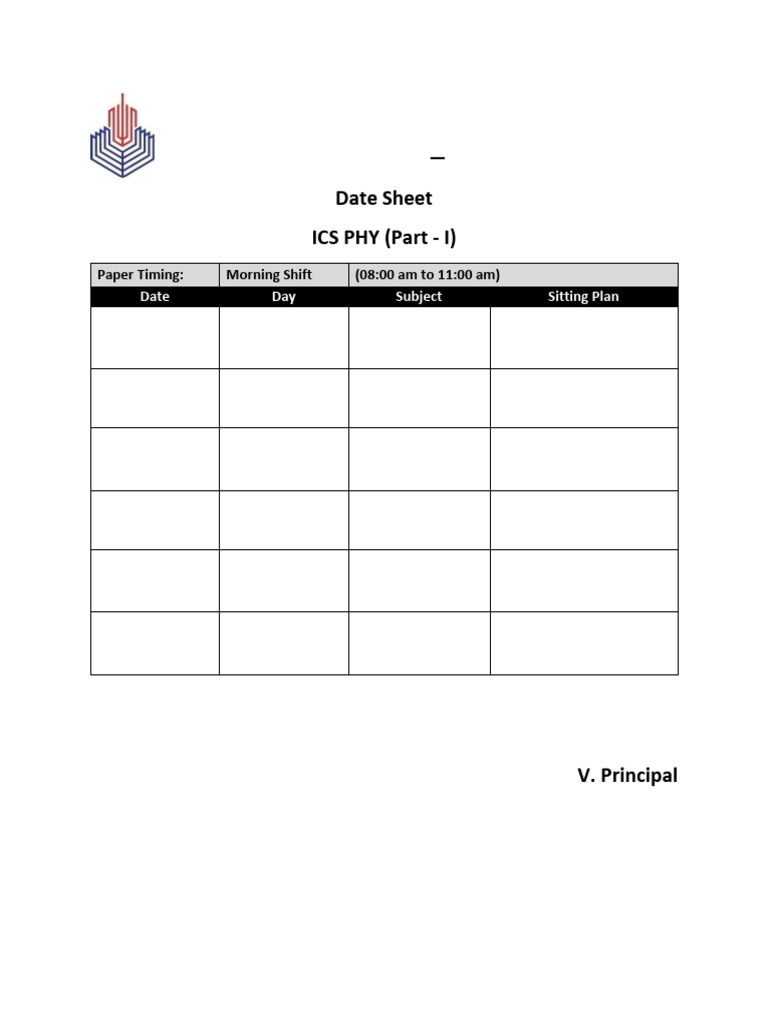 Re-Sendup Date Sheet 2025 Final | PDF