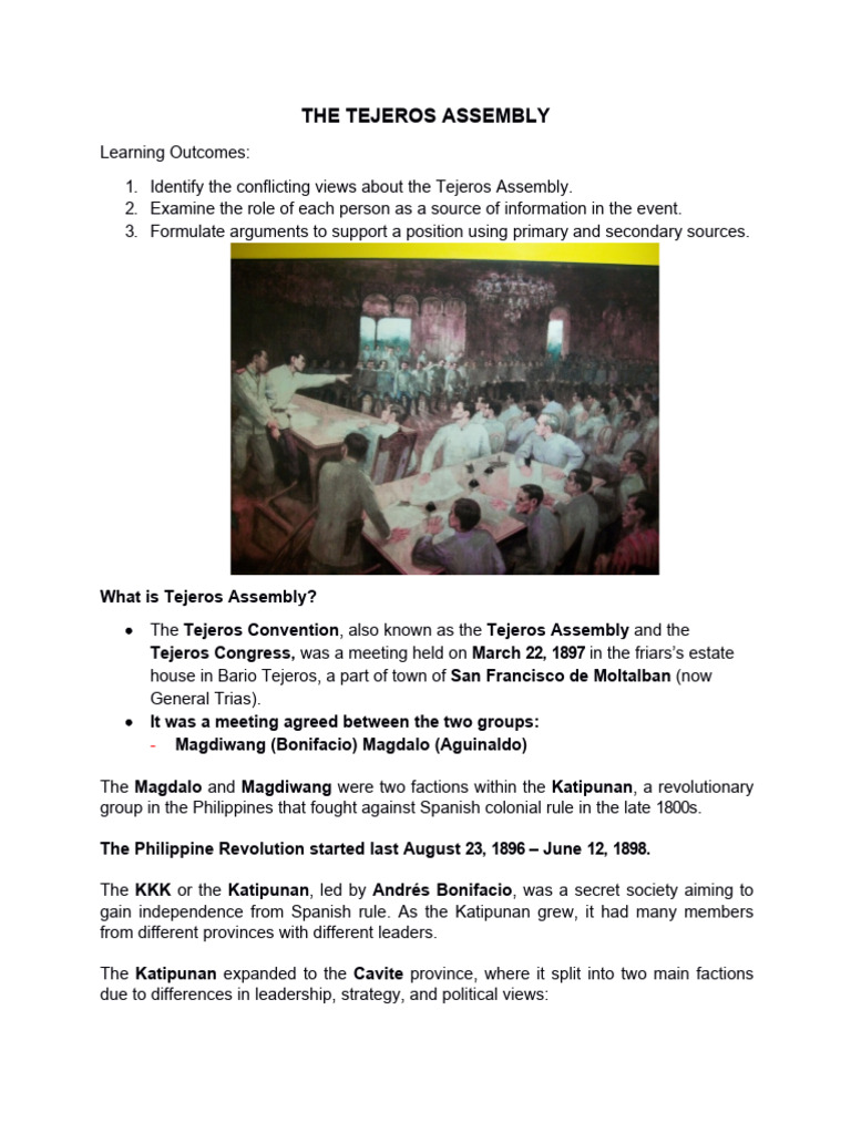 THE TEJEROS ASSEMBLY Copy123 | PDF | Philippines