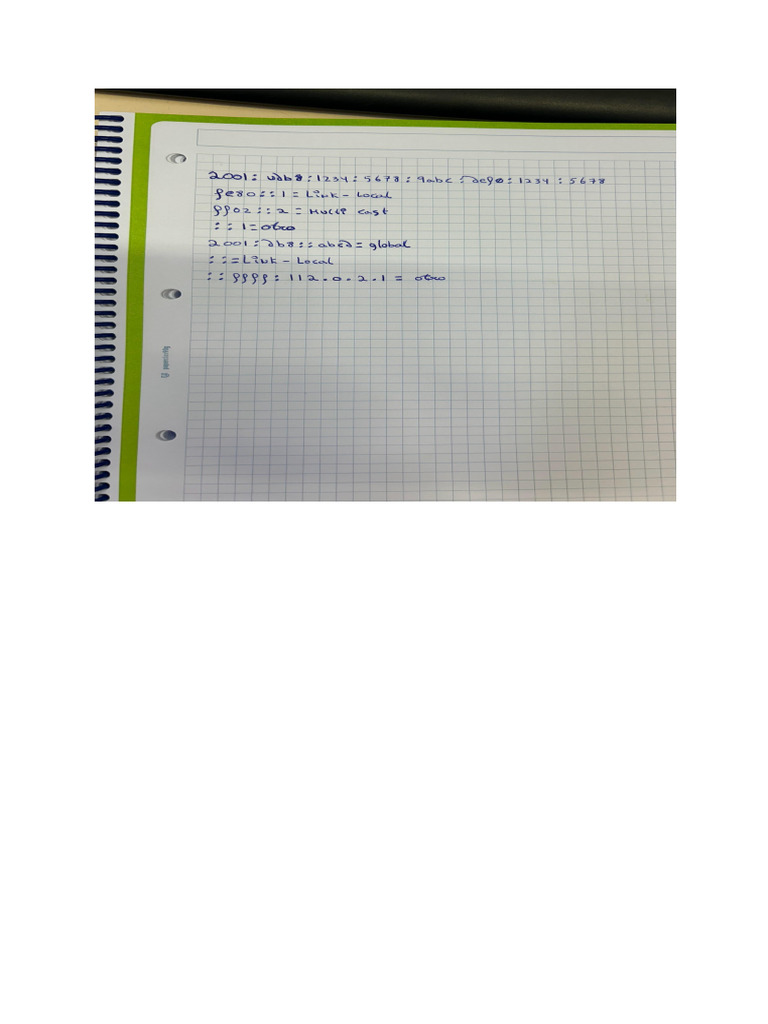 U5 - Tarea (IPv6) | PDF