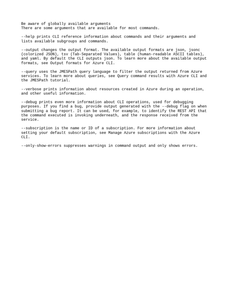 Be Aware of Globally Available Argu | PDF