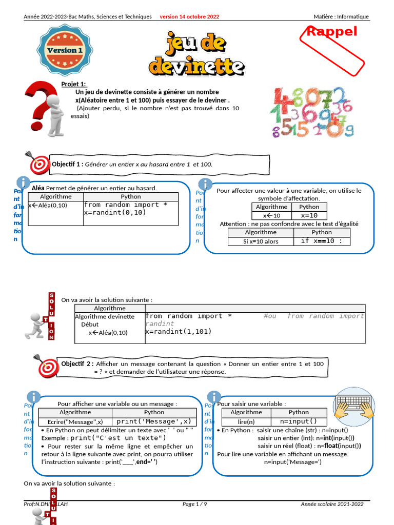 Exercices BAC 2022 2023 Version1 | PDF | Structure de contrôle | Python (Langage de programmation)