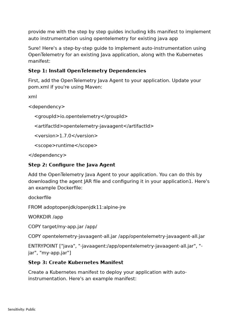 Opentelemetry Instrumentation Guide-Copilot Version | PDF | Computing ...