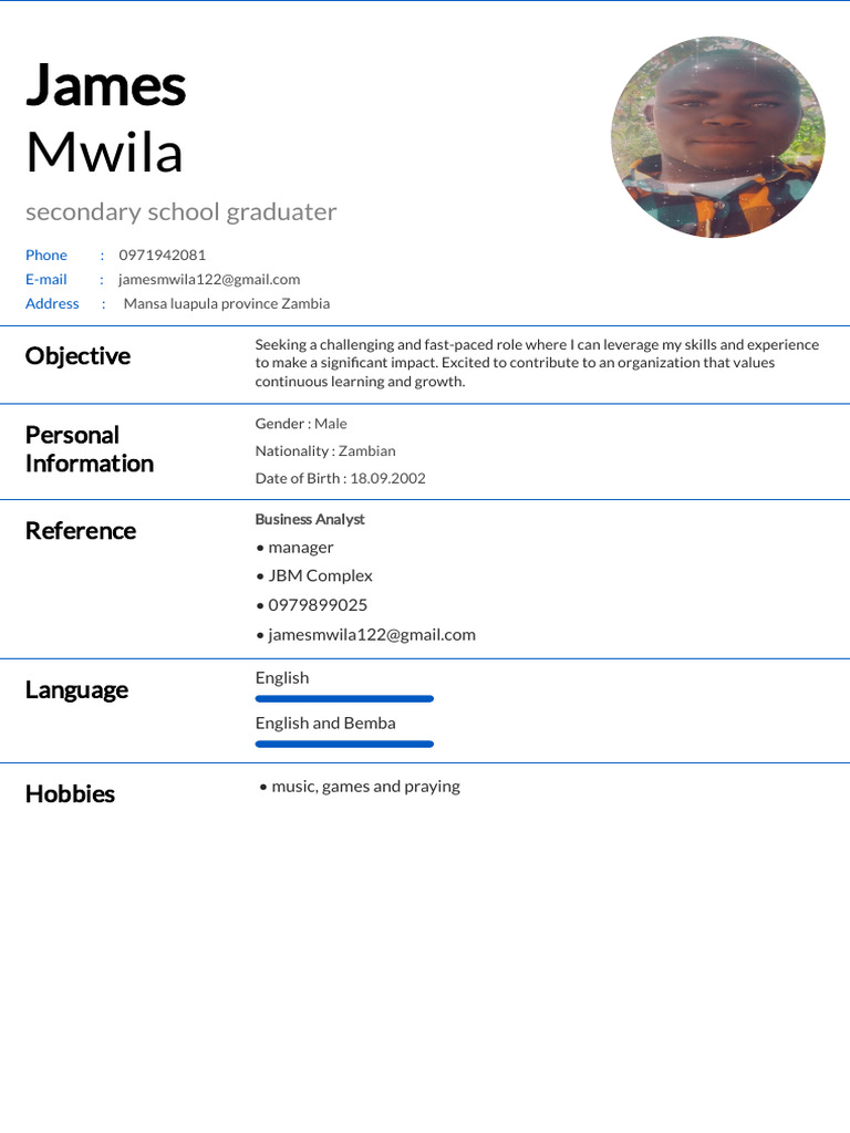 James - Resume - 132 | PDF