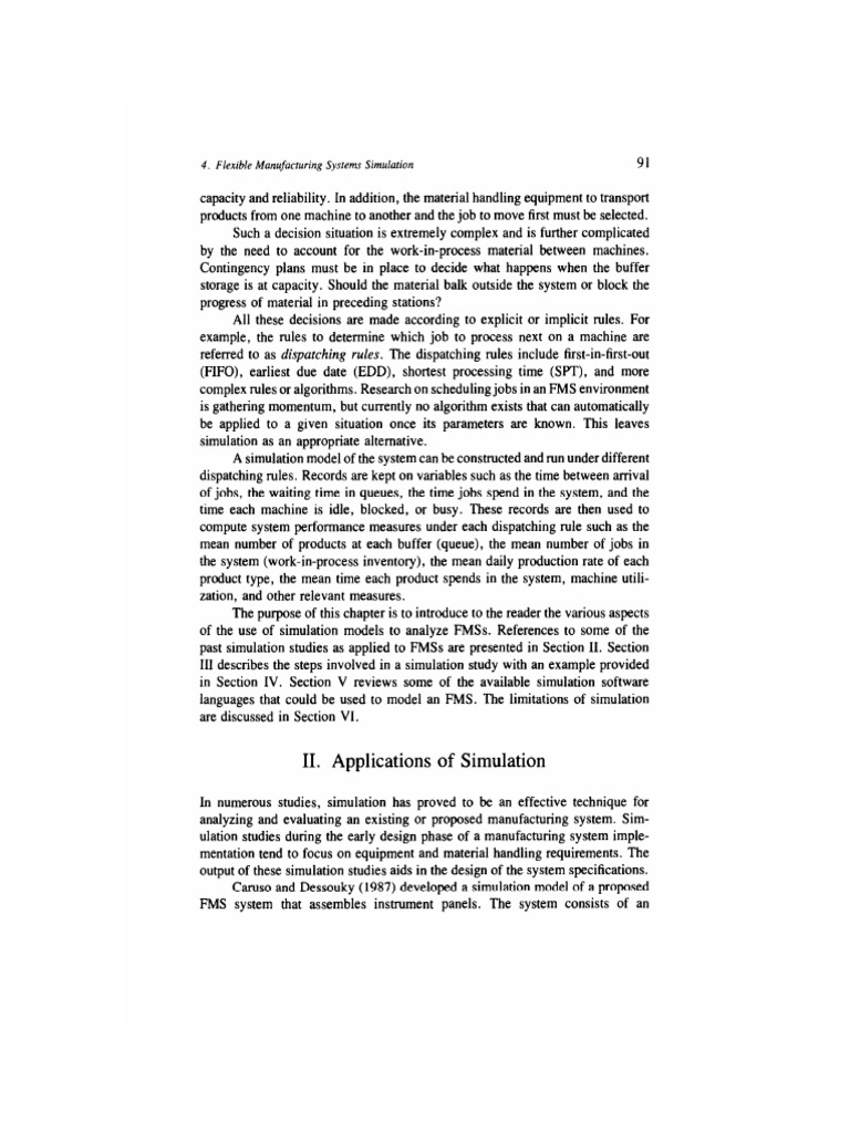 Unit III A Application of Simulation, III B Simulation Process | PDF