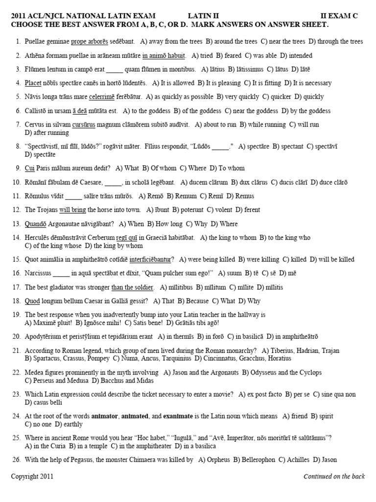 Latin II Exam: Marcus Curtius Story | PDF | Ancient Rome | Mark Antony
