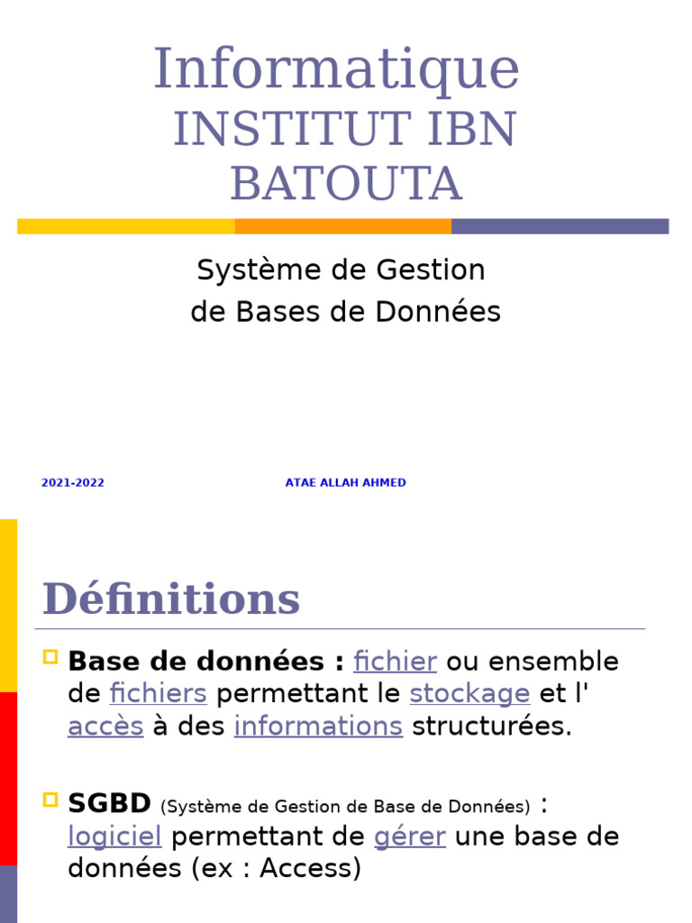 Cours Analyse Conception Merise | PDF