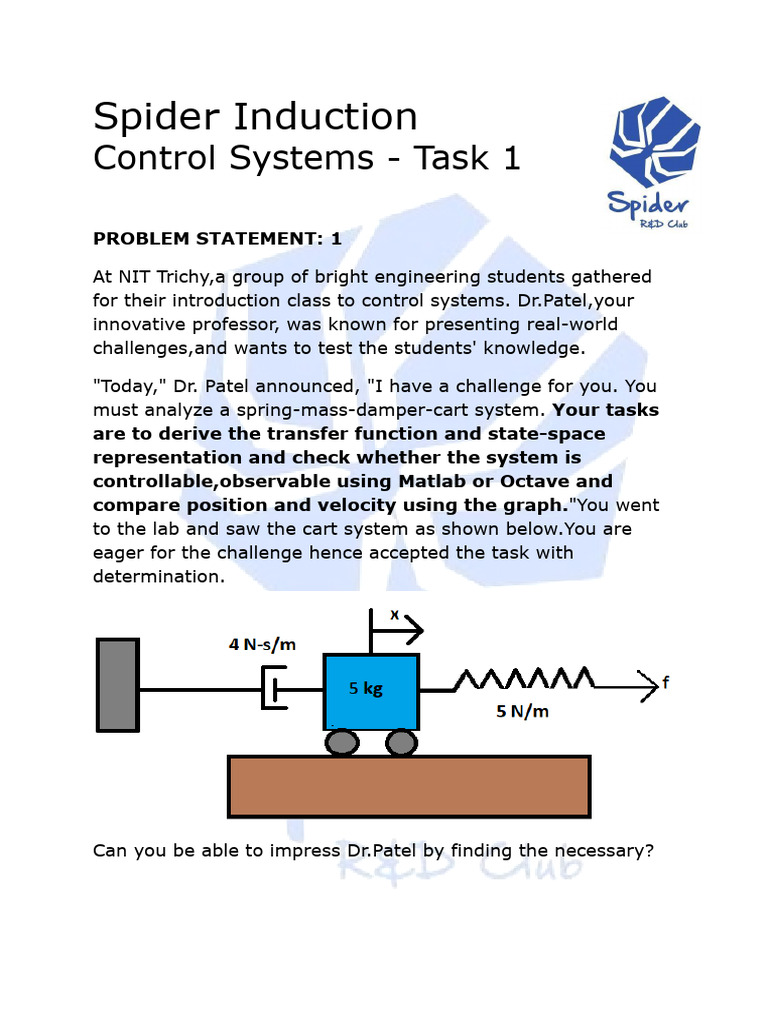 Control Systems Task-1 | PDF | Computer Science | Computing