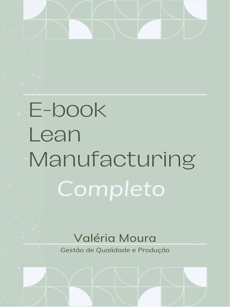 E Book Completo Sobre Lean Manufacturing | PDF | Fabricação enxuta ...