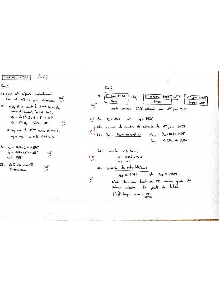 ex-DS2 22 Corrigé | PDF