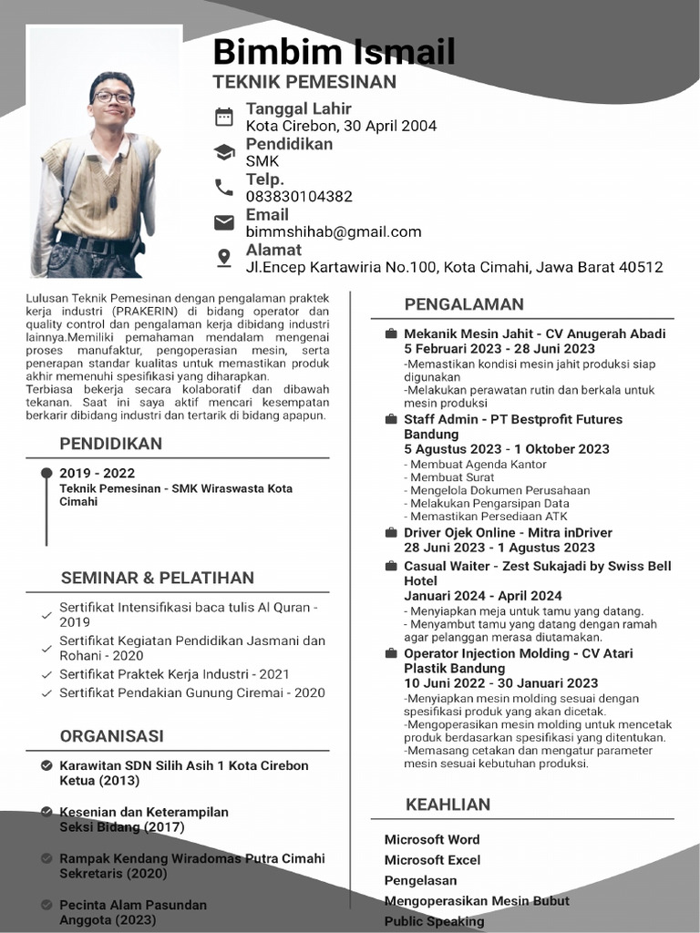 Curriculum Vitae - Bimm | PDF