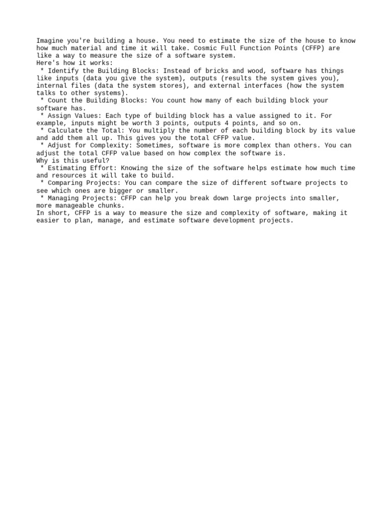 Understanding Cosmic Full Function Points | PDF