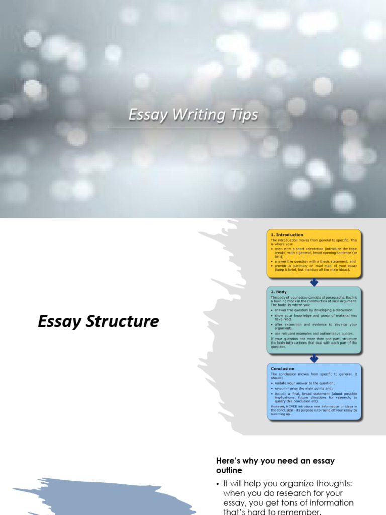 English Essay Writing Tips | PDF | Essays | Thesis