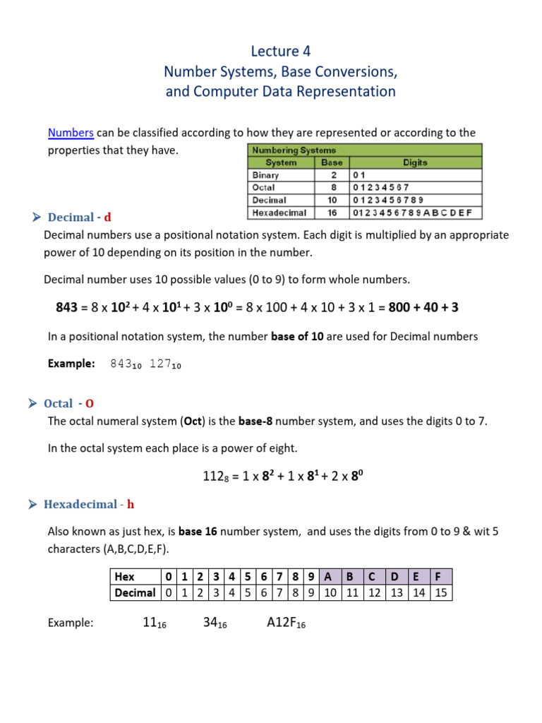 lec4 | PDF | Arithmetic | Theory Of Computation