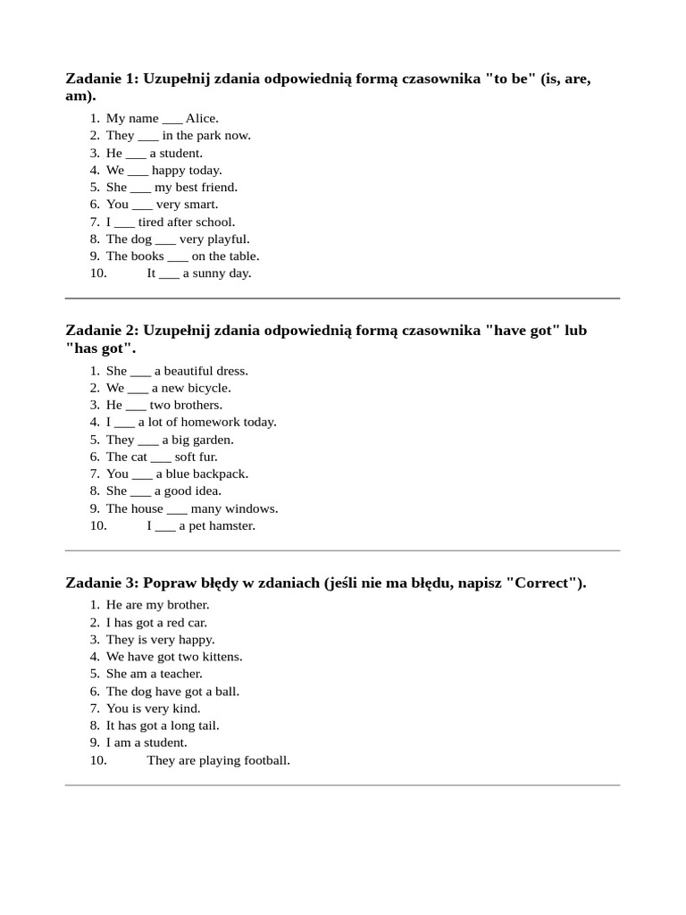 English Verb Forms Practice Exercises | PDF