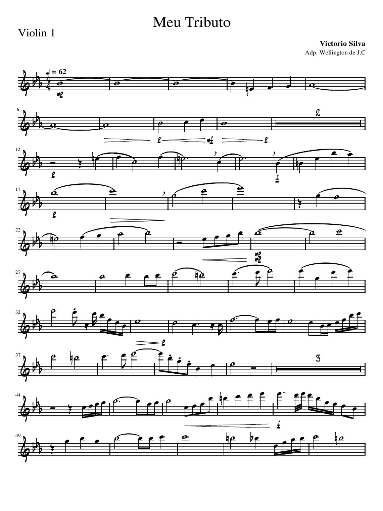 Meu Tributo-Violin_1 | PDF