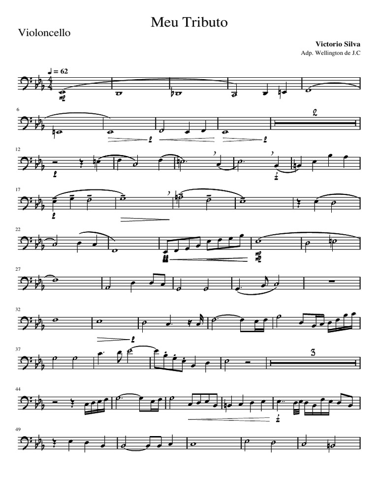 Meu Tributo-Violoncello | PDF