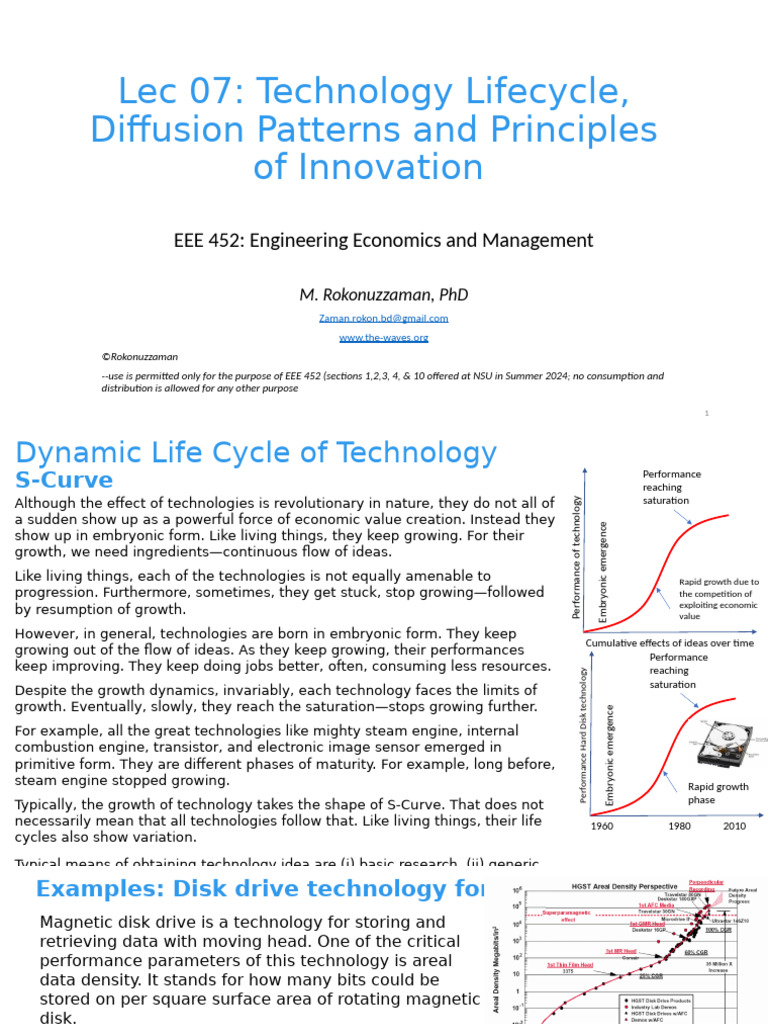 EEE 452 Updated Lec 7 | PDF | Hard Disk Drive | Innovation