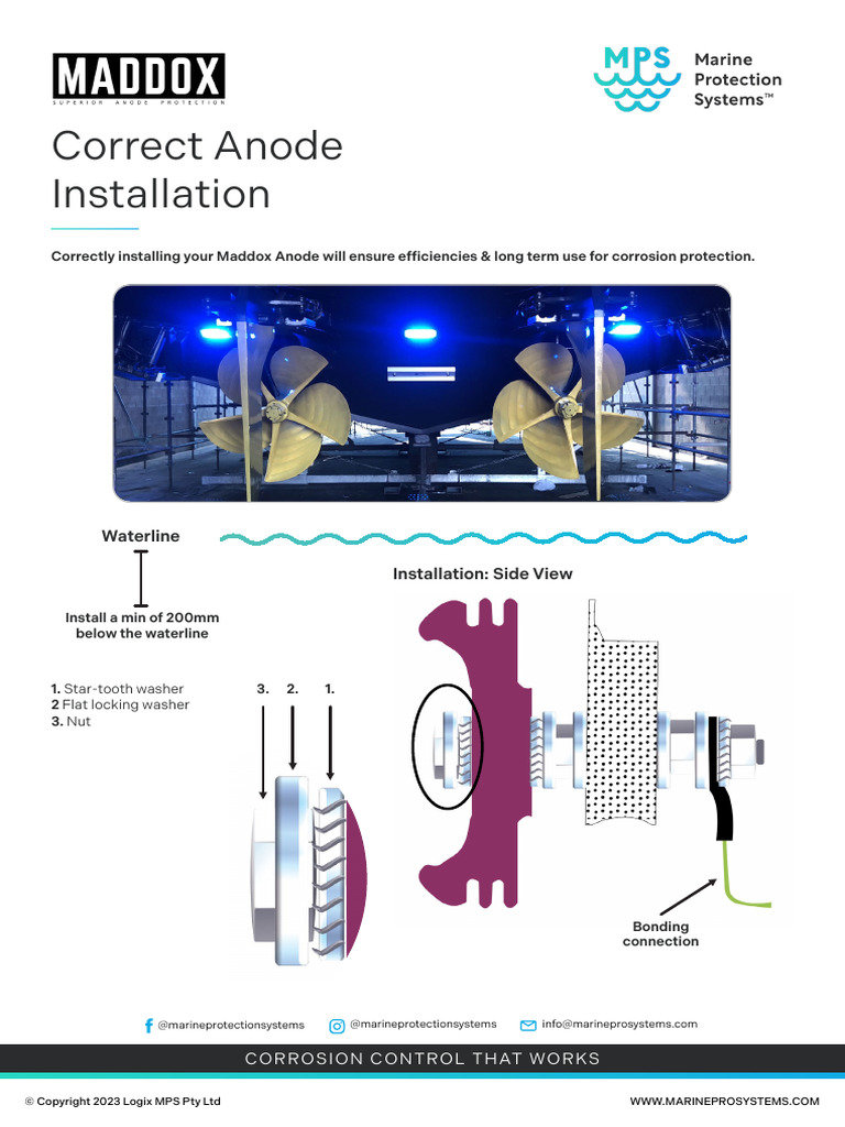 Correct Anode Installation A4 | PDF