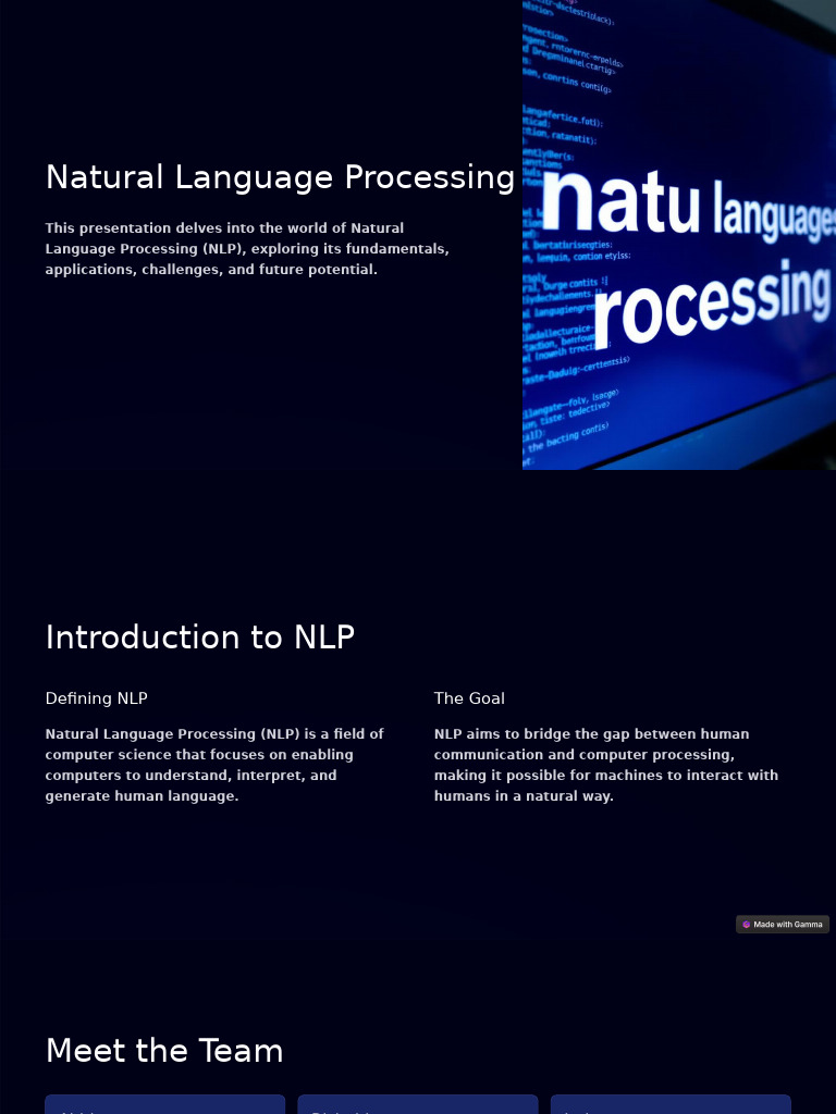 Natural Language Processing | PDF | Artificial Intelligence | Intelligence (AI) & Semantics