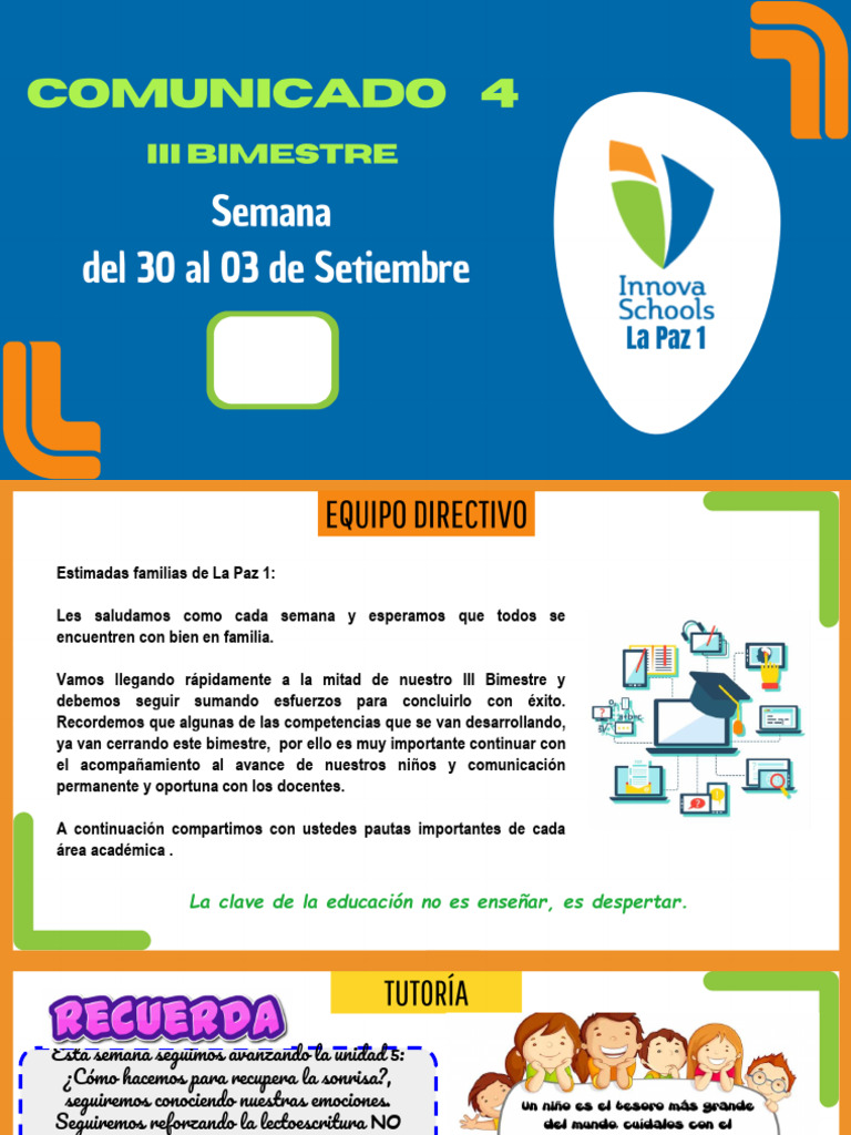 Comunicado 4 - 2C - 1 - 19449551 | PDF | Aprendizaje