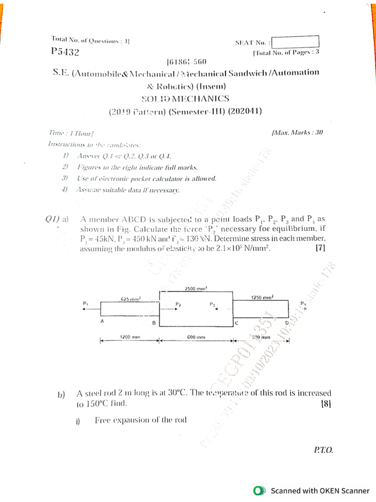 SM InSem Oct 2023 | PDF
