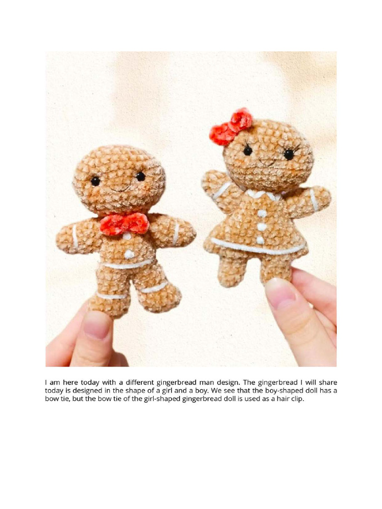 Gingerbread Girl and Boy | PDF