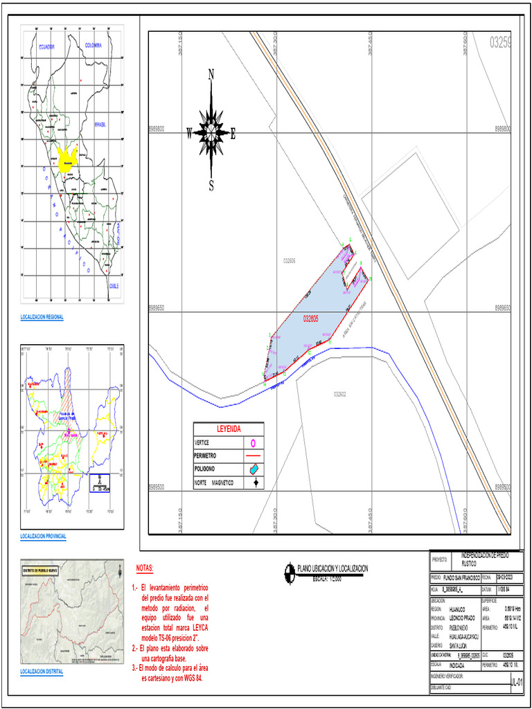 PLANO DE UBICACION Y LOCALIZACION | PDF