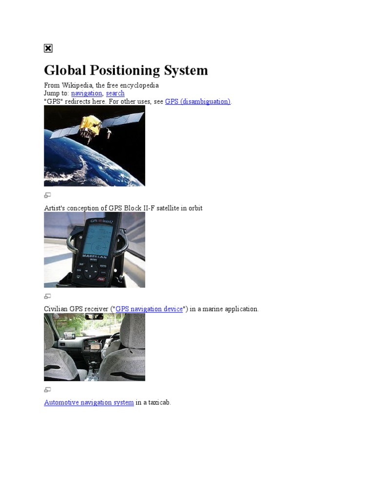 Global Positioning System | PDF | Global Positioning System ...