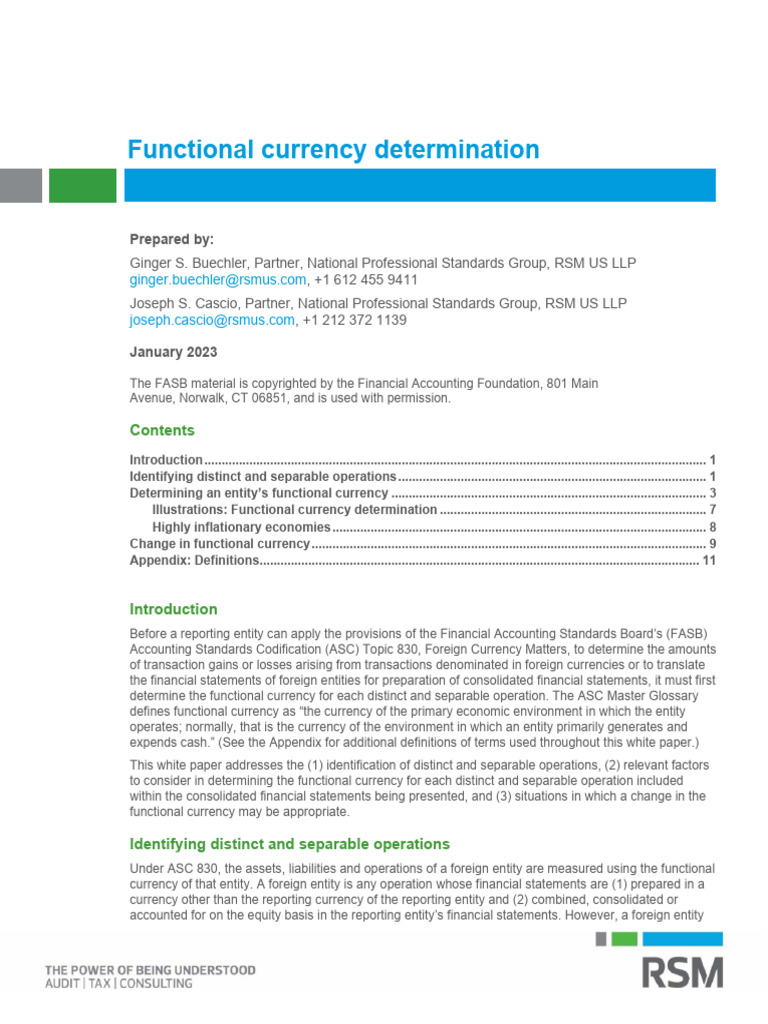 Cta info | PDF | Currency | Financial Statement