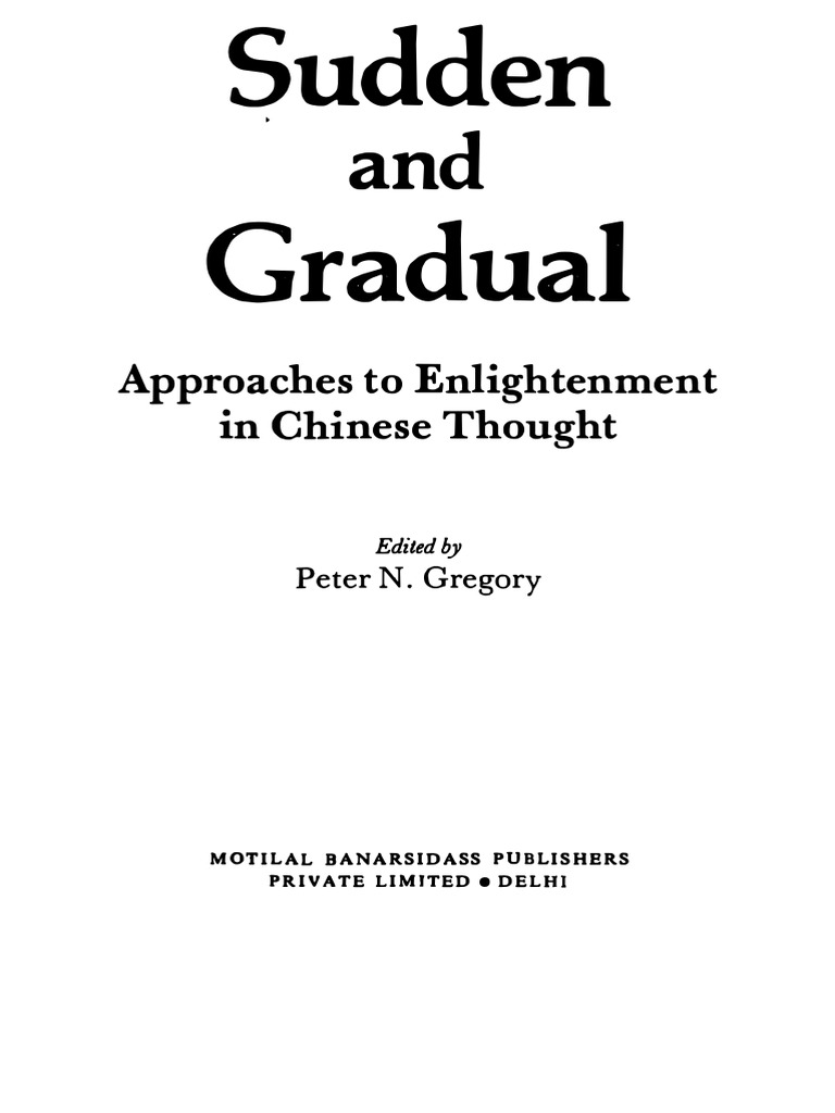 Sudden vs Gradual Enlightenment | PDF