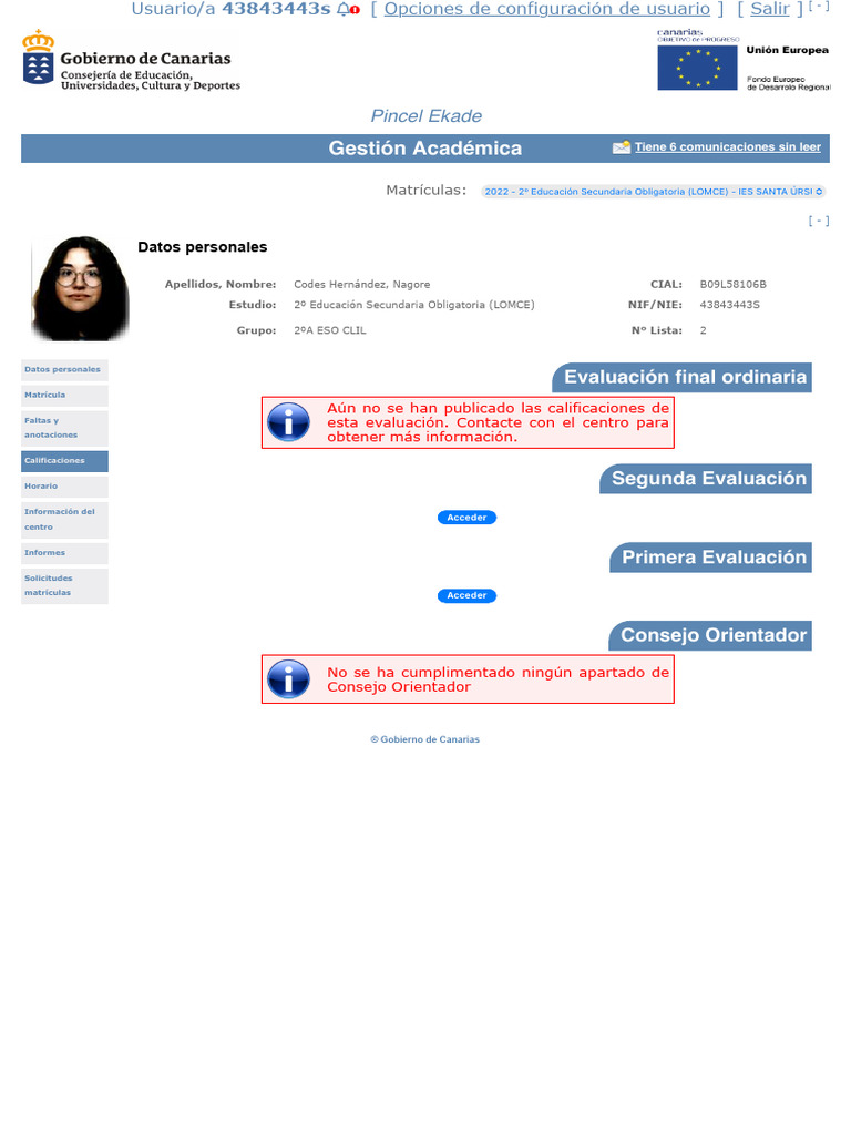 Consulta de Datos Académicos | PDF