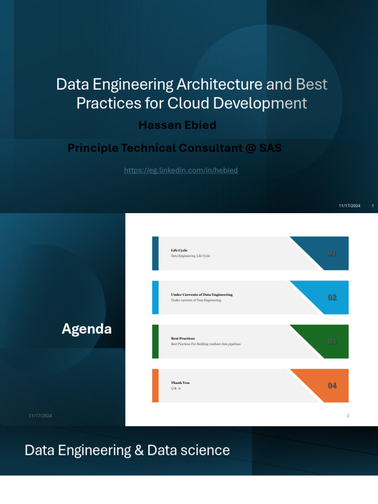 Data Engineering Life Cycle | PDF | Computer Engineering | Information ...