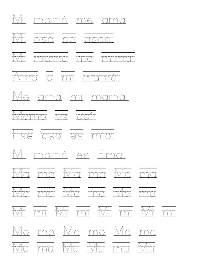 Mi Mamá Me Ama | PDF