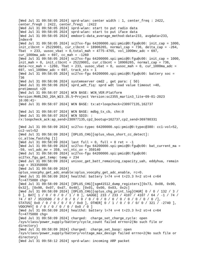 standby_kernel_log_2024_0731_101546 | PDF | Cpu Cache | Booting