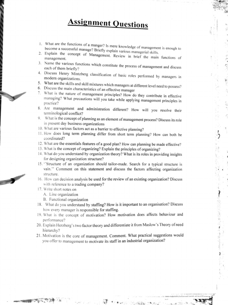 MCP Important Question | PDF