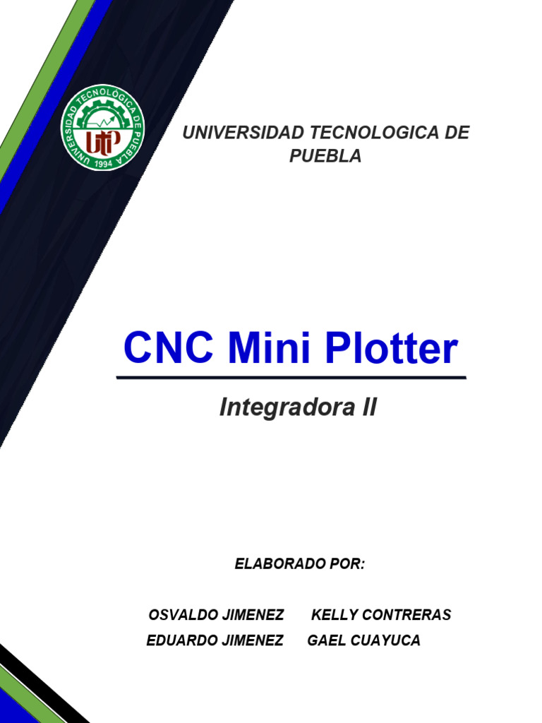 CNC Mini Plotter Merged Organized Pagenumber | PDF | Control numerico | Diseño