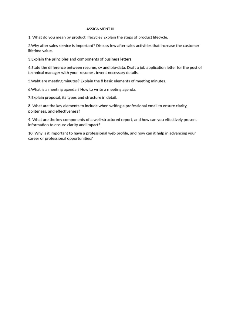 Assignment Iii | PDF