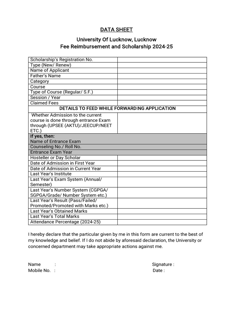 Fee Reimbursement 1 | PDF