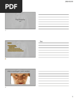 Hare Psychopathy Checklist Revised | PDF