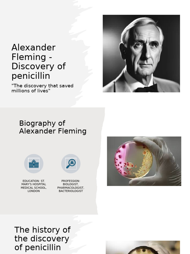Alexander Fleming - Discovery of Penicillin | PDF