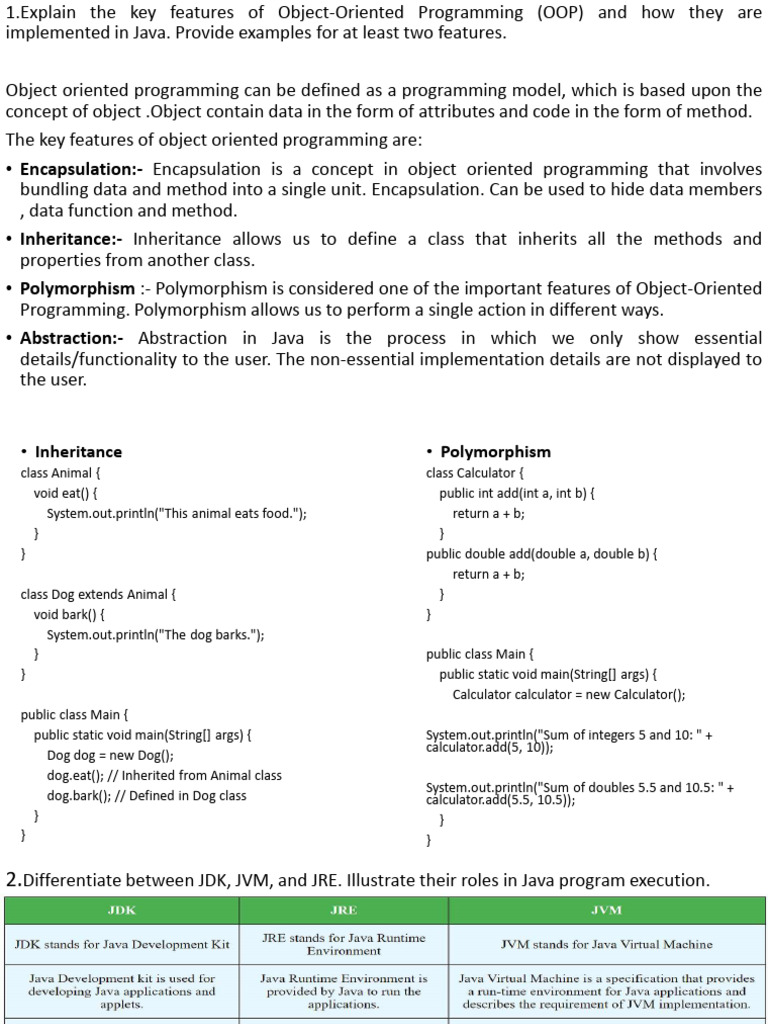 Java MTE Solutions 1to60 | PDF | Method (Computer Programming) | Object Oriented Programming