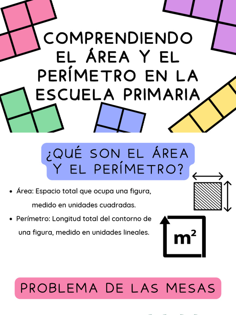 Área y Perímetro en La Primaria | PDF