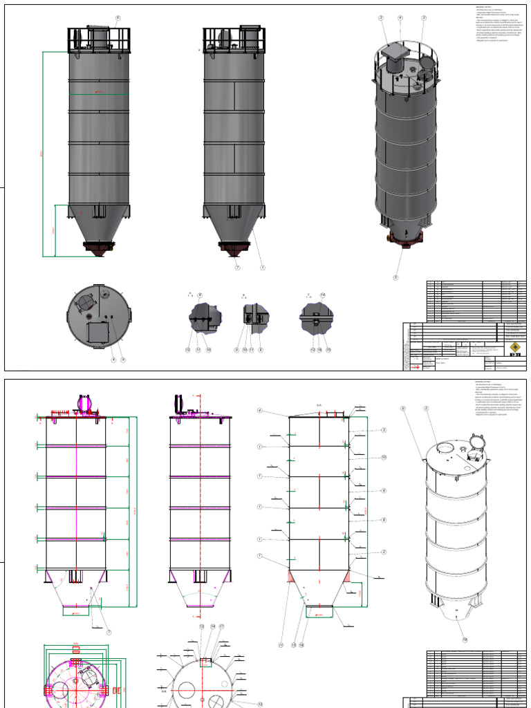 Silo Welding Parts List and Details | PDF | Washer (Hardware ...