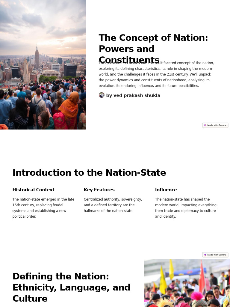 The Concept of Nation Powers and Constituents 2 | PDF | Nation State ...