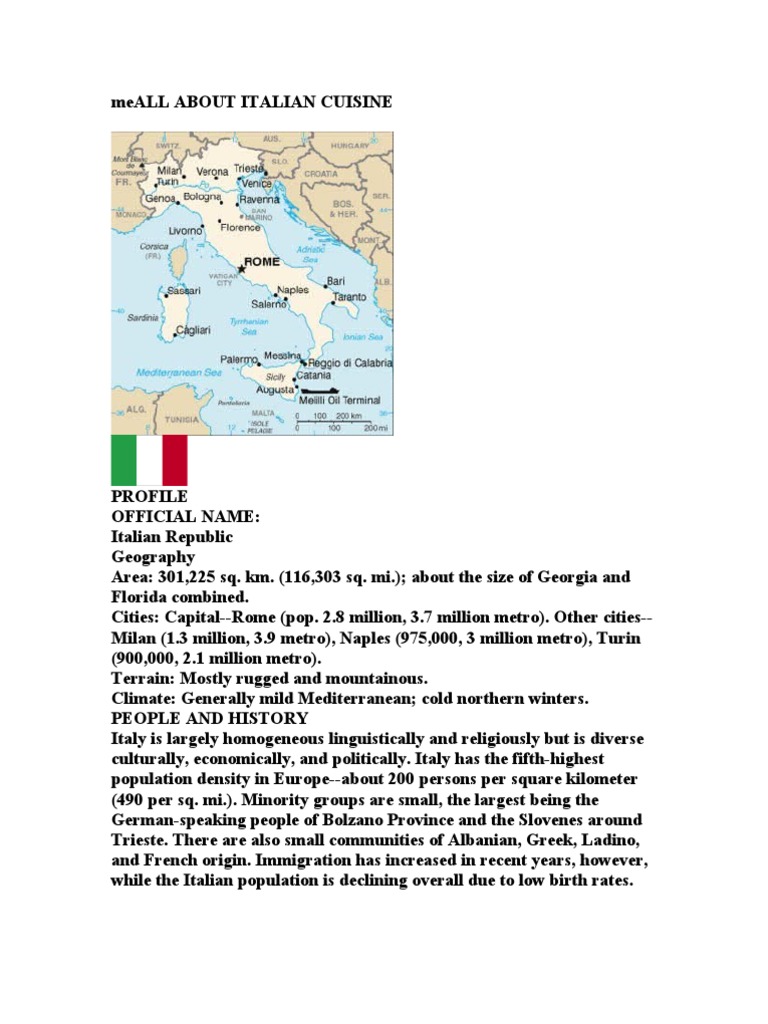 Exploring the Rich Diversity of Italian Cuisine Through Its Distinct ...